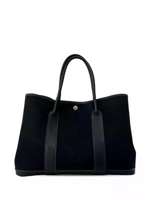 Hermès 2004 Garden Party Pm Tower Ash Buffl 44610 Tote Bag - Black
