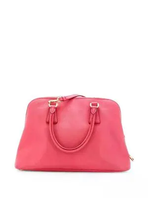 Prada Promenade Bag Saffiano Leather Medium Satchel - Pink