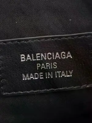 Balenciaga Leather Credit Camera Bag Crossbody