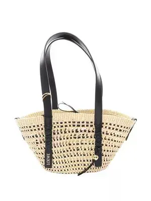 Loewe 2010-2026 Paulas Ibiza Small Raffia Braided Basket Bag Tote Bag - Neutrals