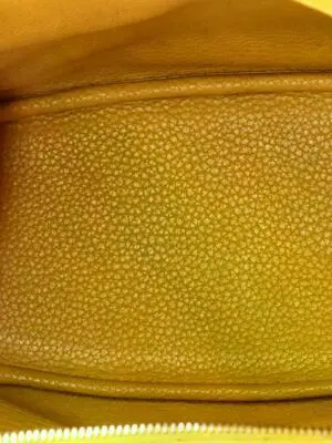 Hermès Sac Good News Bag Leather Gm Crossbody Bag - Yellow