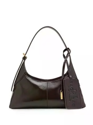 Marc Jacobs Small Belted Sack Bag In Crinkle Leather - Brown