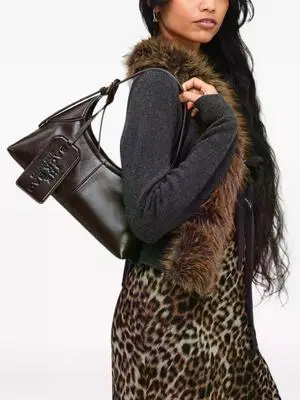 Marc Jacobs Small Belted Sack Bag In Crinkle Leather