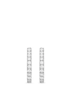 Melissa Kaye Medium Clara Diamond Hoop Earrings