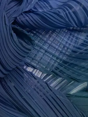 Issey Miyake Monthly July Scarf - Blue