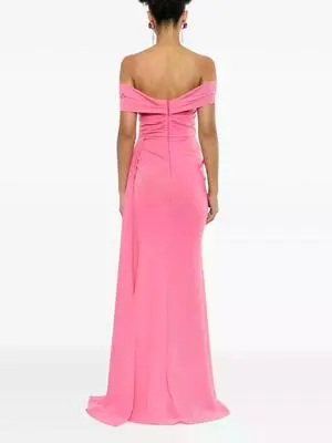 Zuhair Murad Off-shoulder Draped Gown