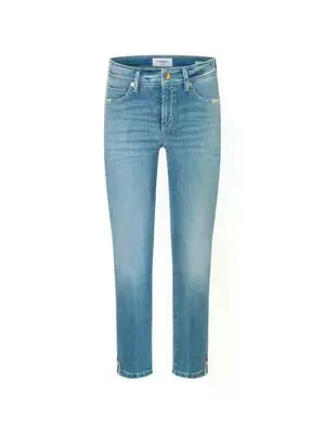 CAMBIO Piper Embroidered Jeans - Blue