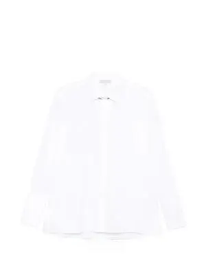 Antonelli Firenze Amaretto Concealed-front Button-cuff Shirt - White