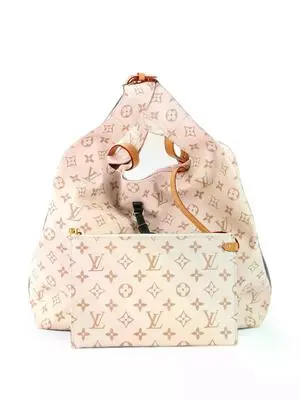 LOUIS VUITTON Atlantis Handbag Monogram Dune Canvas Gm Shoulder Bag - Neutrals