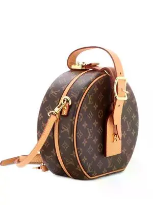 LOUIS VUITTON Petite Boite Chapeau Monogram Canvas Crossbody Bag
