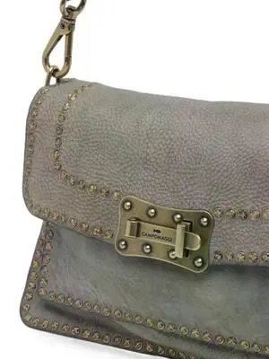 CAMPOMAGGI Agnese Stud-embellished Leather Shoulder Bag