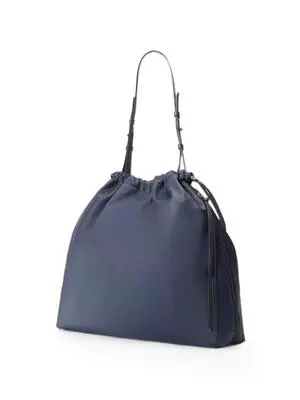 Mz Wallace Waverly Drawstring Shoulder Bag - Blue