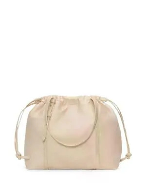 Mz Wallace Small Waverly Drawstring Bucket Bag - Neutrals