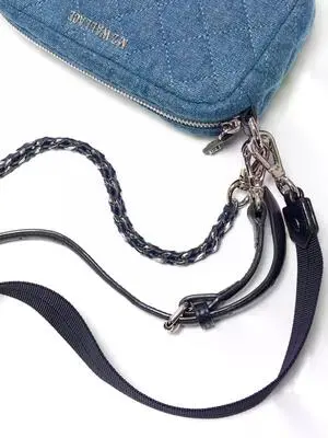 Mz Wallace Mini Crosby Quilted Crossbody Bag - Blue