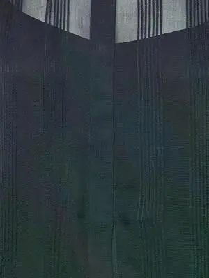 Burberry Pintucked Silk Midi Dress