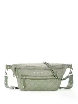 Mz Wallace Small Crosby Quilted Crossbody Bag - Green