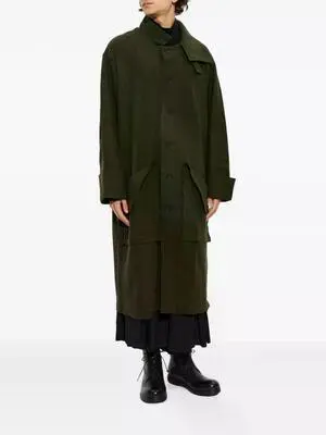 Yohji Yamamoto Stand-up Collar Coat
