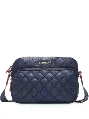 Mz Wallace Small Metro Camera Quilted Crossbody Bag - Blue