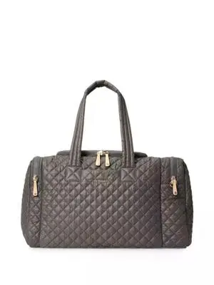 Mz Wallace Metro Team Quilted Holdall Bag - Grey