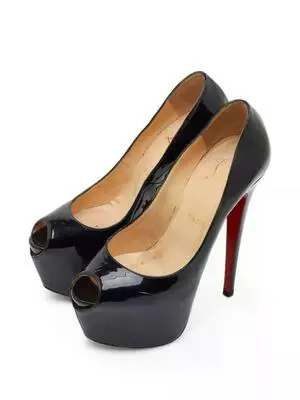 CHRISTIAN LOUBOUTIN Daffodile Peep-toe Platform Pumps