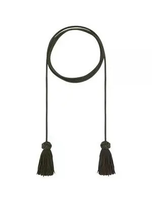 PIERRE-LOUIS MASCIA Tassel-detail Belt - Green