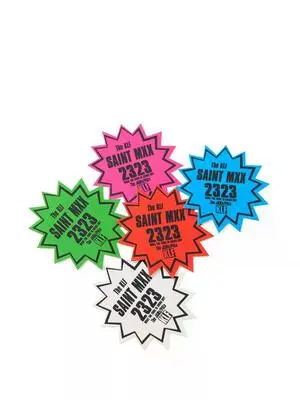 SAINT MXXXXXX Star-shaped Sticker Pack - Blue