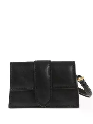 Jacquemus The Bambino Flap Case - Black