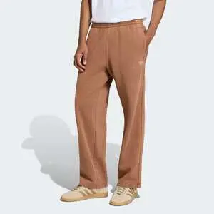 Adidas Trefoil Essentials Loose Fleece Pants - Preloved Brown