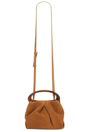Dries Van Noten Resin Handle Fold Crossbody Bag - Tan