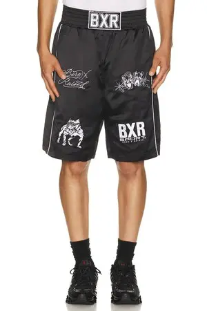BORN X RAISED Satin Boxing Trunks