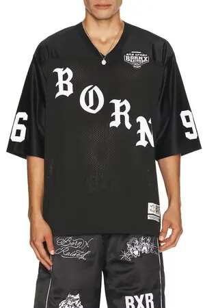 BORN X RAISED Paranoia Football Jersey