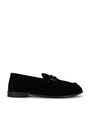 Saint Laurent Le Loafer Supple Pin In Black