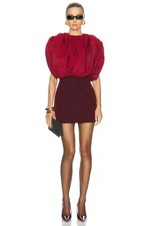 Magda Butrym Sleeveless Mini Dress - Red