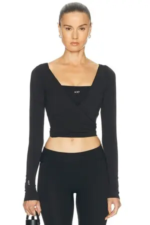 437 The Ballet Wrap Top