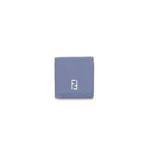 Fendi Ff Mini Trifold - Light Blue