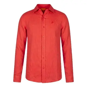 MAISON TANGERINE Linen Long Sleeve Shirt For