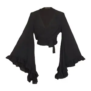 JENNAFER GRACE Boogie Muse Wrap Top