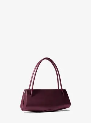 Michael Kors Anna Slim Leather Frame Bag - Red