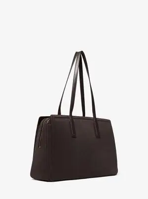 Michael Kors Laila Medium Suede Tote Bag
