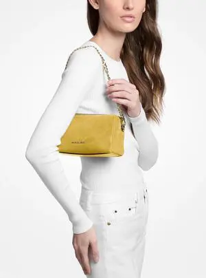 Michael Kors Bryant Small Suede Convertible Crossbody Bag