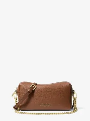 Michael Kors Bryant Small Pebbled Leather Crossbody Bag - Brown