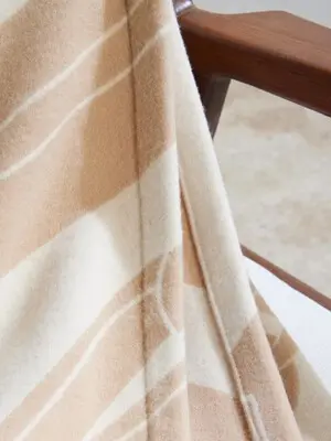 Ralph Lauren Equestrian Stadium Wool And Cashmere-blend Throw