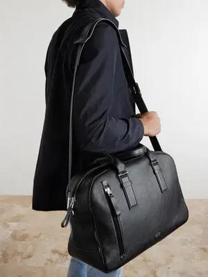 TOM FORD Full-grain Leather Weekend Bag