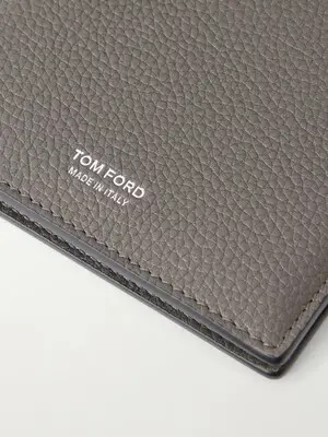 TOM FORD T Line Soft Grain Leather Bifold Wallet