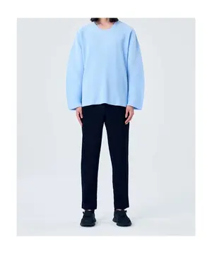Issey Miyake Homme Plissé Wool Like Light Trousers