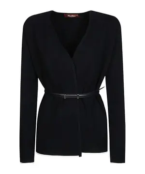 Max Mara Belted Wrap Cardigan