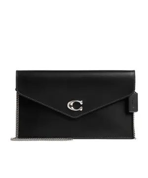 Coach Silver Tone Cross Body Bags