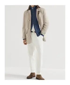 Brunello Cucinelli Cashmere Ribbed Cardigan With Zip