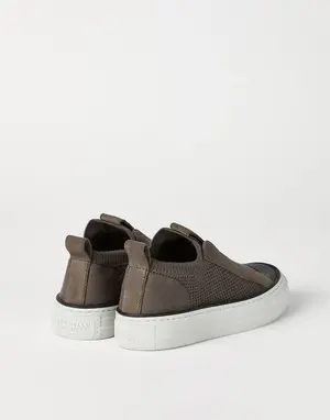 Brunello Cucinelli Knitted Slip-on Sneakers