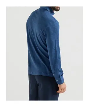 Brunello Cucinelli Long-sleeve Polo Shirt